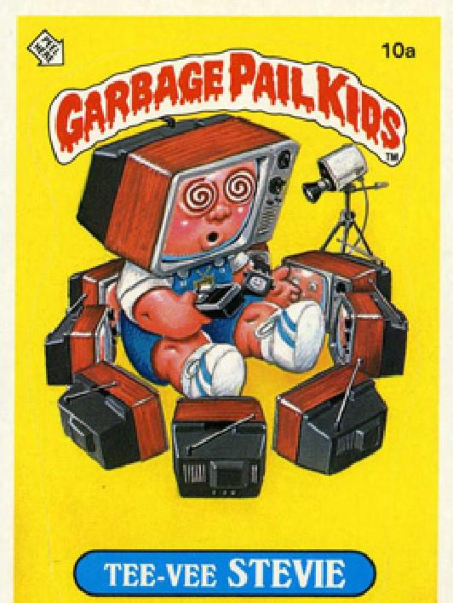Custom Garbage Pail Kid Doll Tee-vee Stevie - Etsy