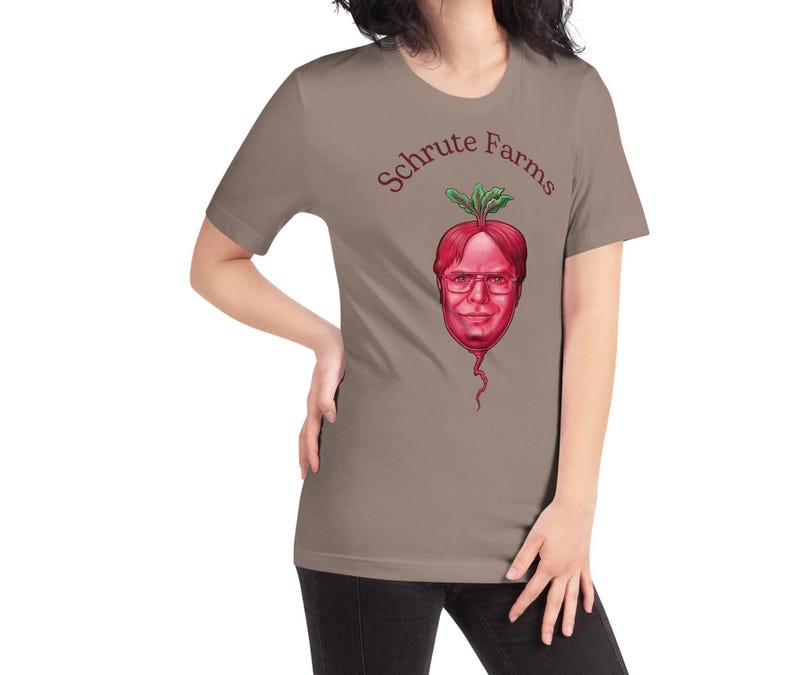 Dwight Schrute Beet Farmer Shirt, Schrute Farms Shirt, Hand Drawn ...