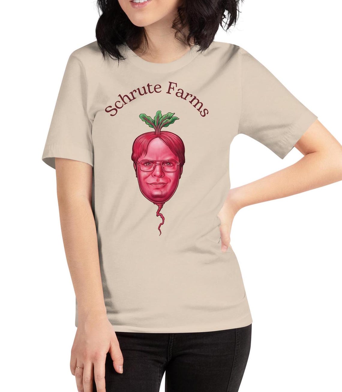Dwight Schrute Beet Farmer Shirt, Schrute Farms Shirt, Hand Drawn ...