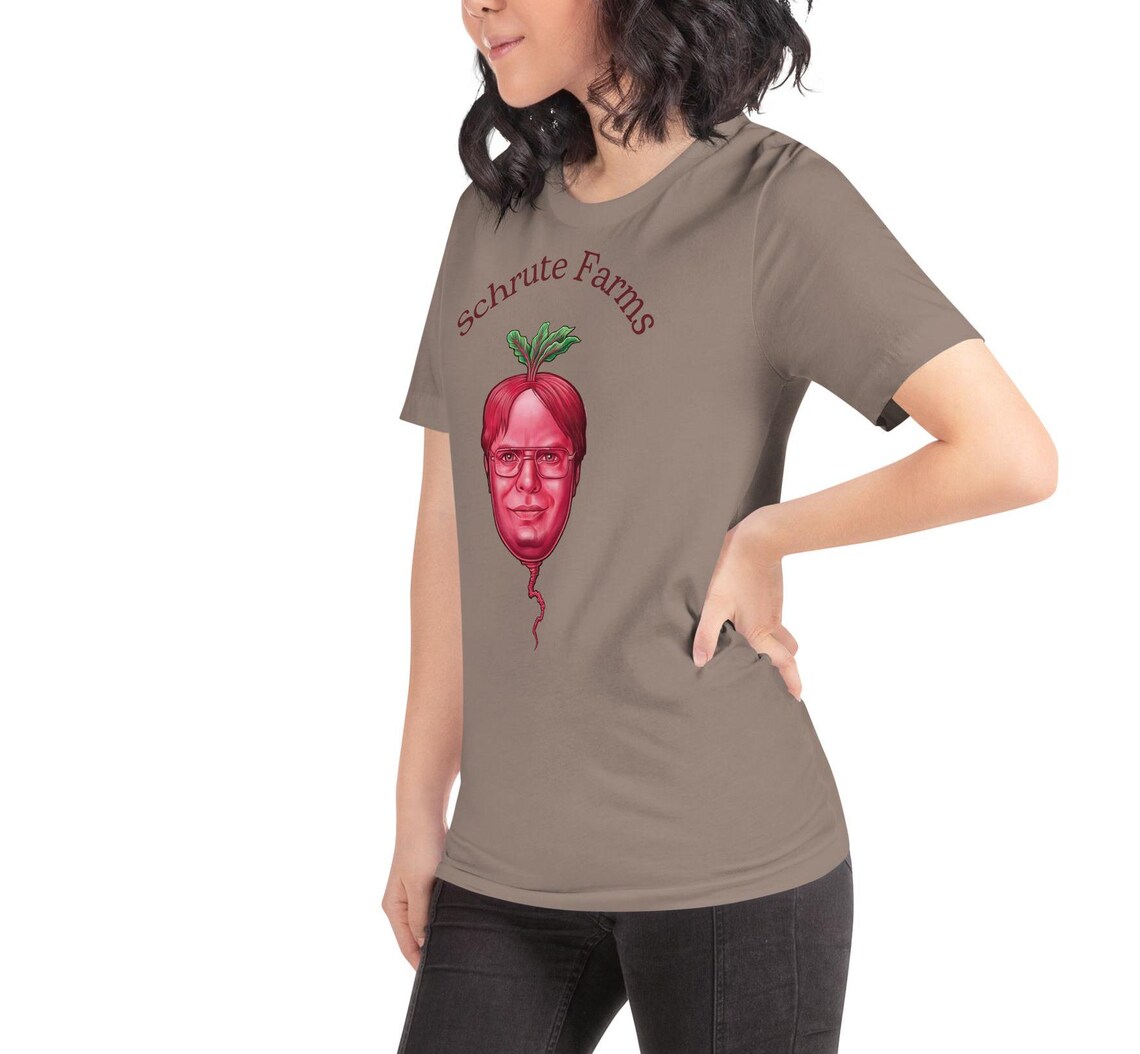 Dwight Schrute Beet Farmer Shirt, Schrute Farms Shirt, Hand Drawn ...