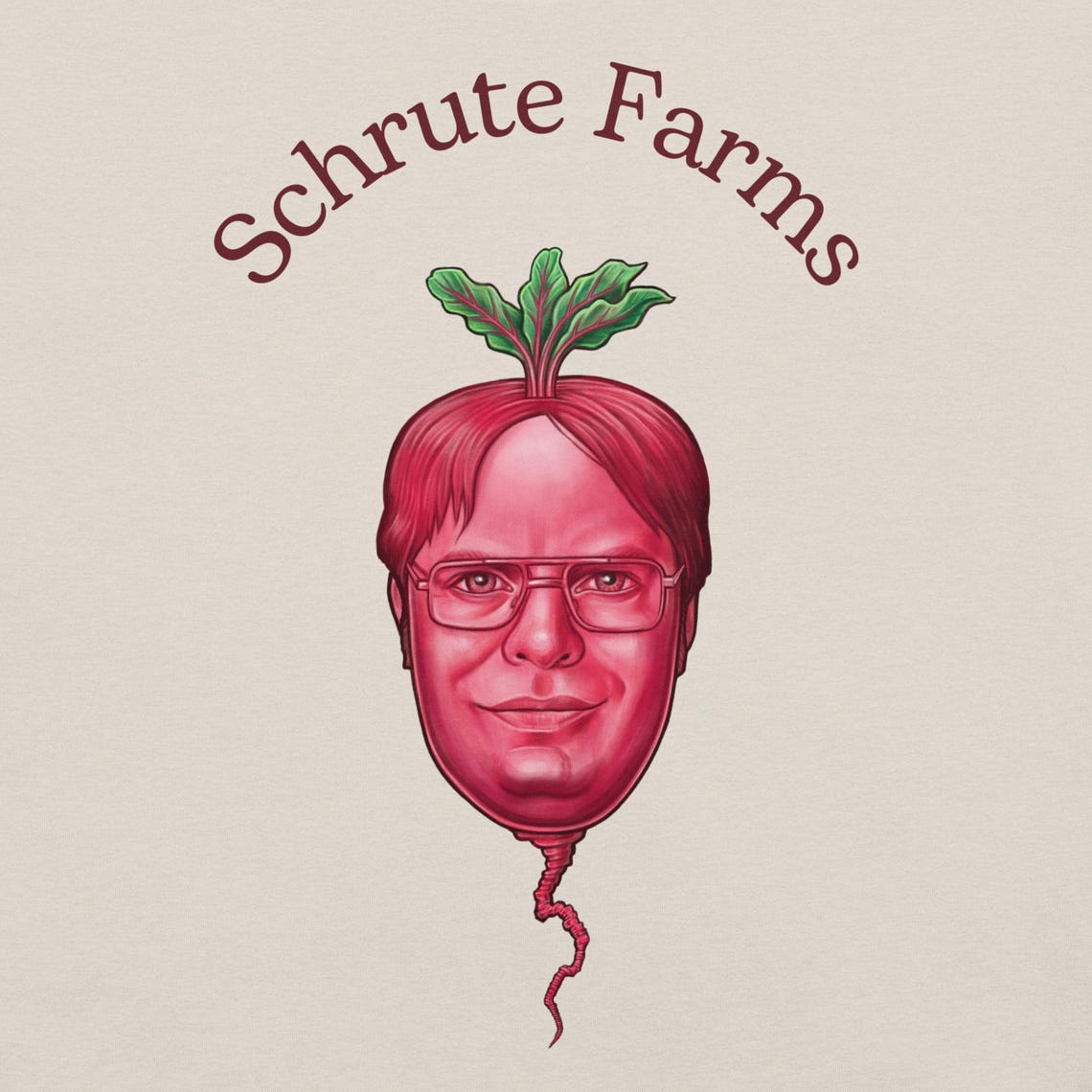 Dwight Schrute Beet Farmer Shirt, Schrute Farms Shirt, Hand Drawn Dwight Beet Shirt, the Office ...