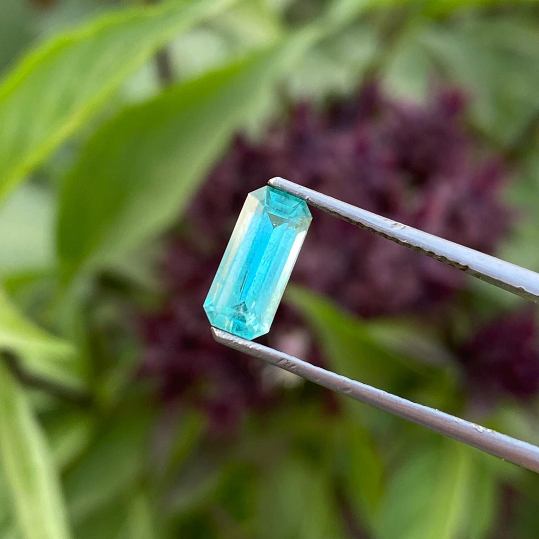 1.40ct Natural Neon Blue Afghan Tourmaline - Etsy