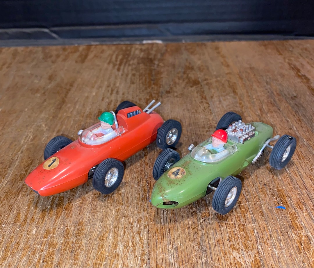 Vintage Pair of Small Toy Wind up Race Cars Made in Hong Kong - Etsy