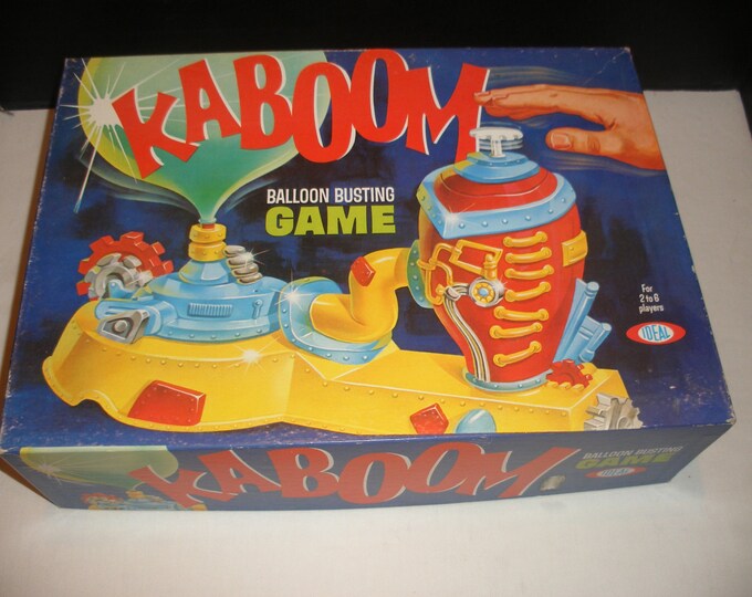 Vintage Game Kaboom A Balloon Popping Game by Ideal 1965 - Etsy