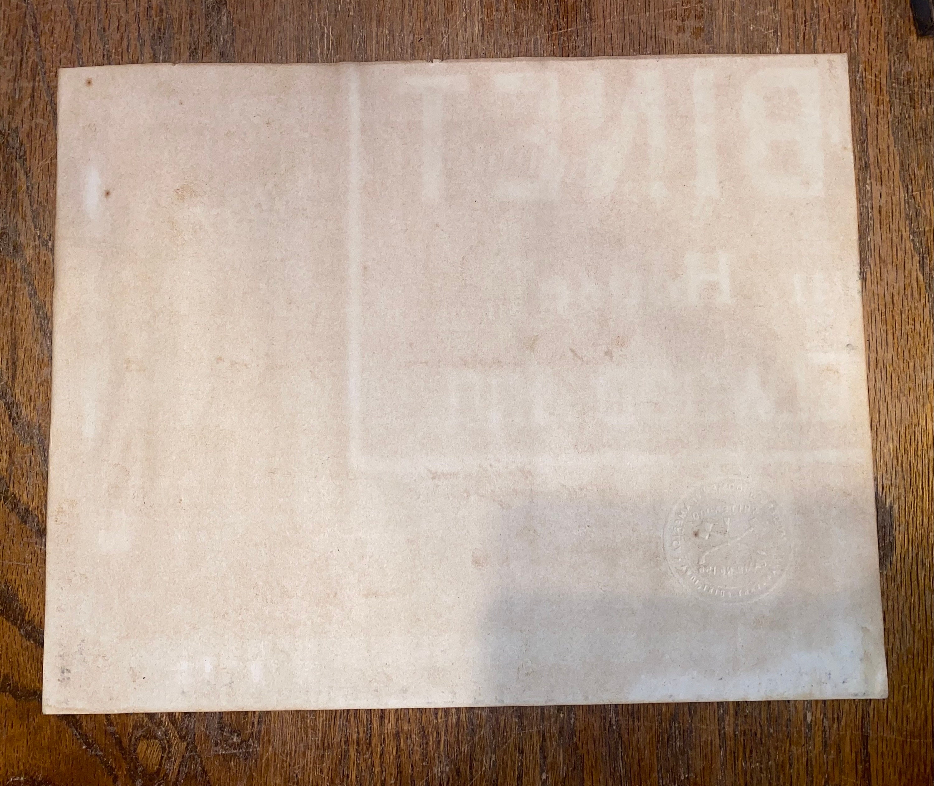 Antique 1928 Resolution of Respect From the Modern Woodmen of America ...