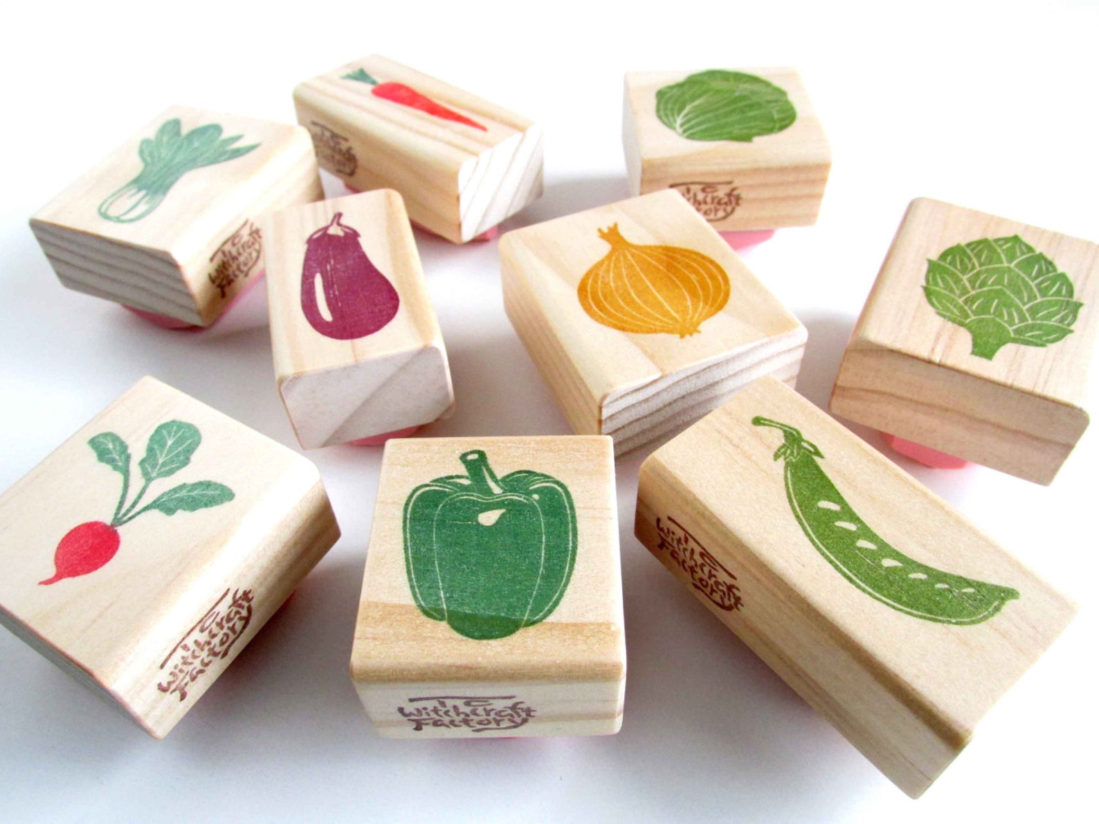Pepper Stamp, Hand Carved Vegetable Stamp - Etsy
