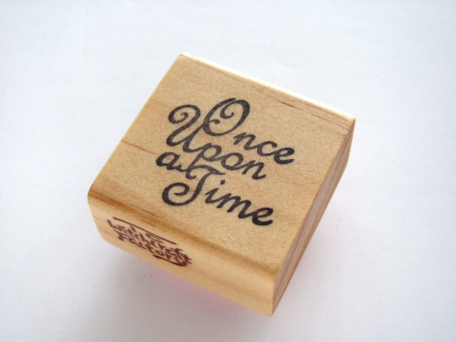 Once Upon a Time Hand Carved Stamp - Etsy