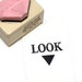 Hand Carved Rubber Stamp LOOK - Etsy