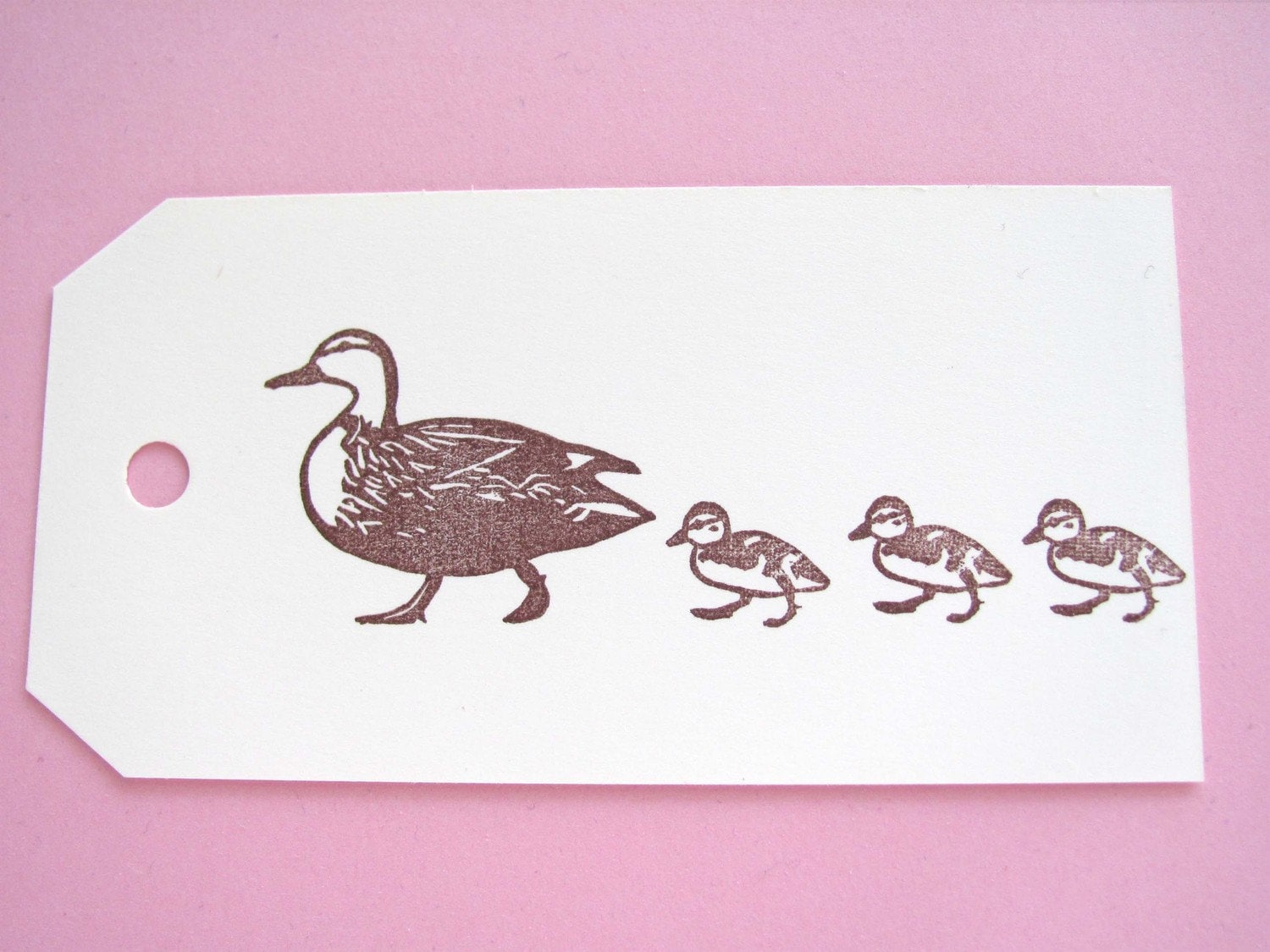 Hand Carved Rubber Stamp Marching Ducks Set of 2 - Etsy