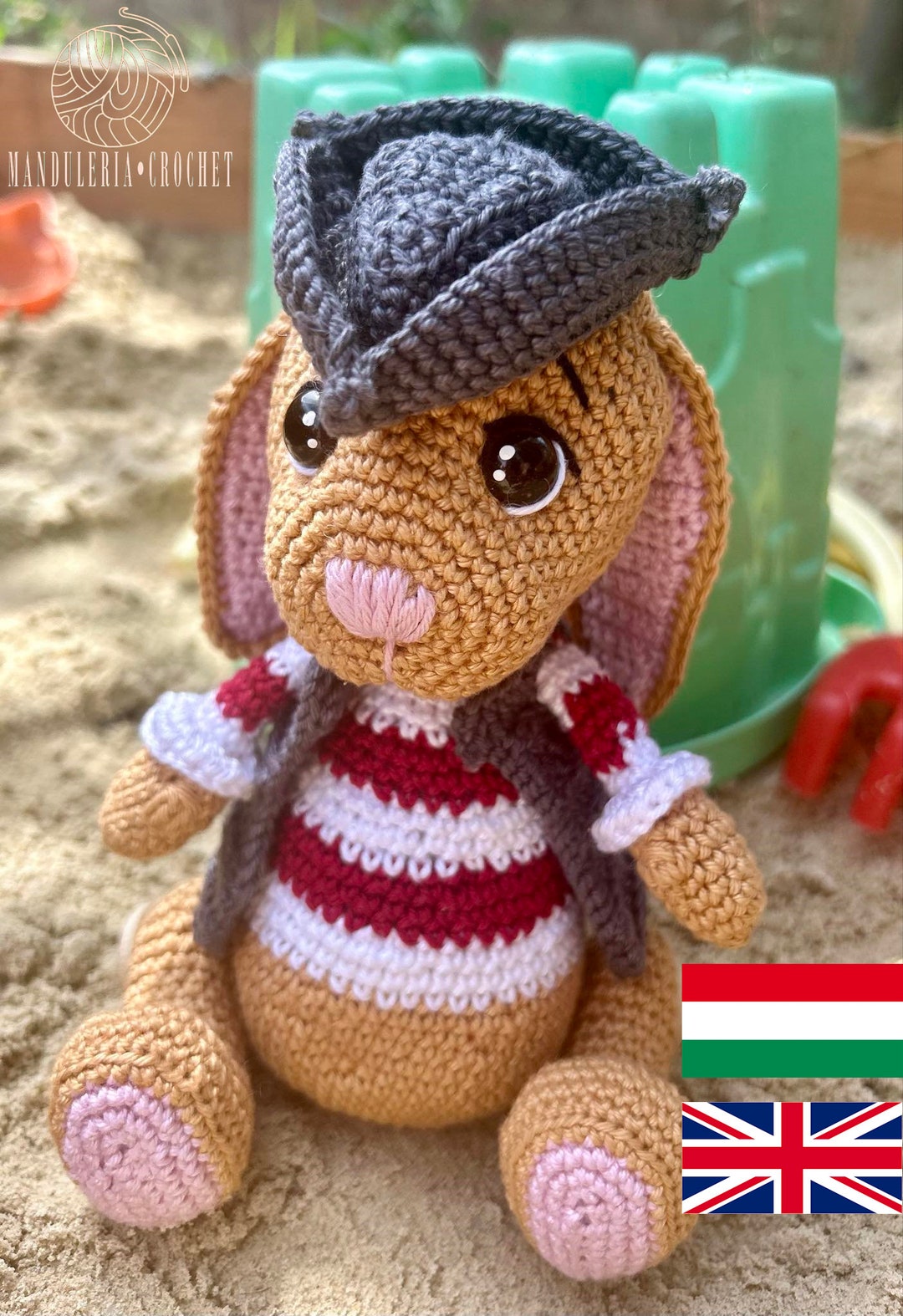 Crochet Pattern, Pirate, Bunny, Rabbit Crochet Pattern - Etsy