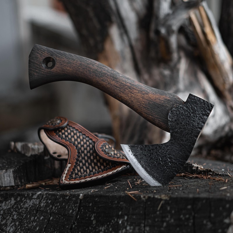 Hand Forged Hatchet - Etsy