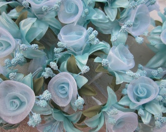 Aqua Satin Ribbon - Etsy
