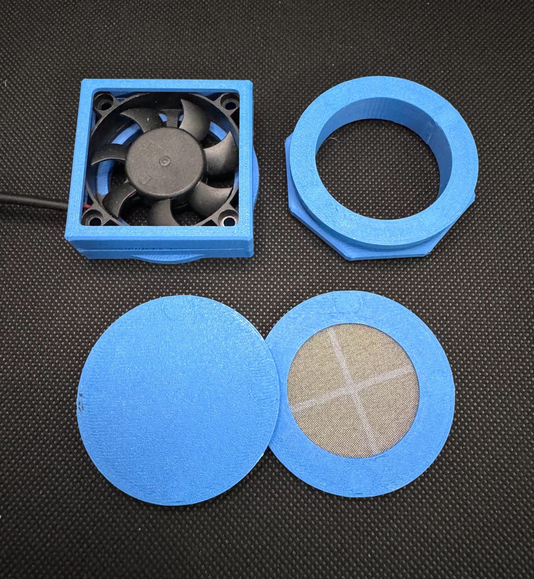 Multi Vent Magnetic Vent/feeding Port With Fan for Isopods and Reptiles ...