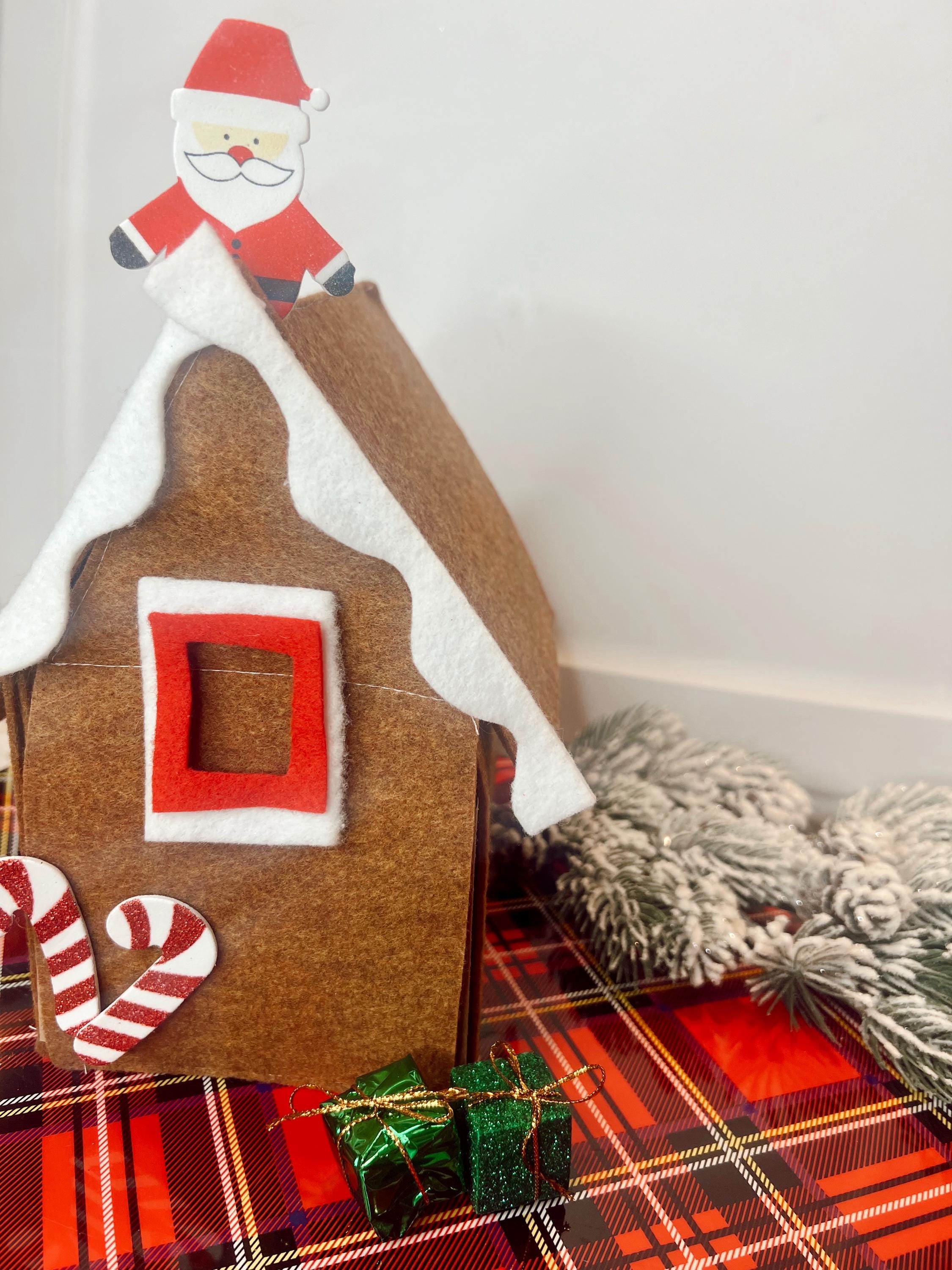 Felt DIY Gingerbread House Build Your Own Gingerbread House Felt ...