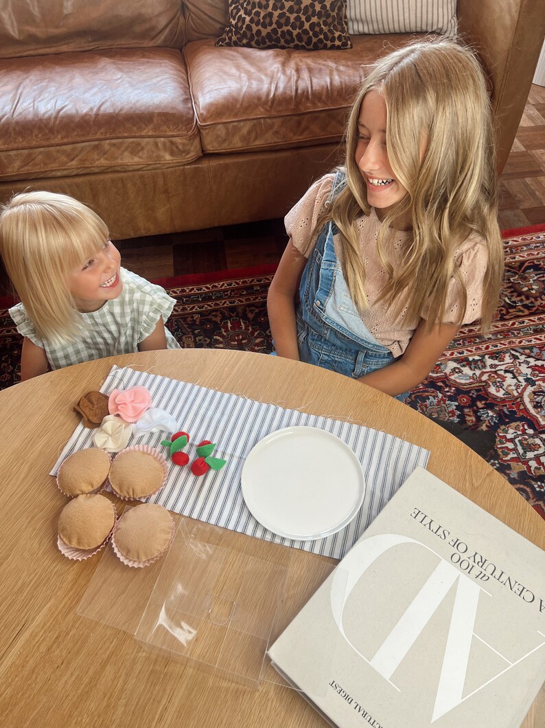 Felt Play Cupcake Making Set - Etsy