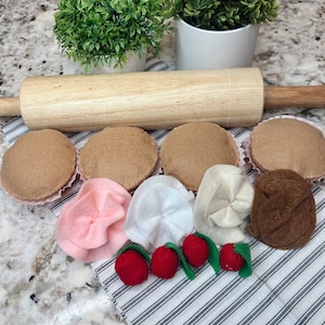 Felt Play Cupcake Making Set - Etsy