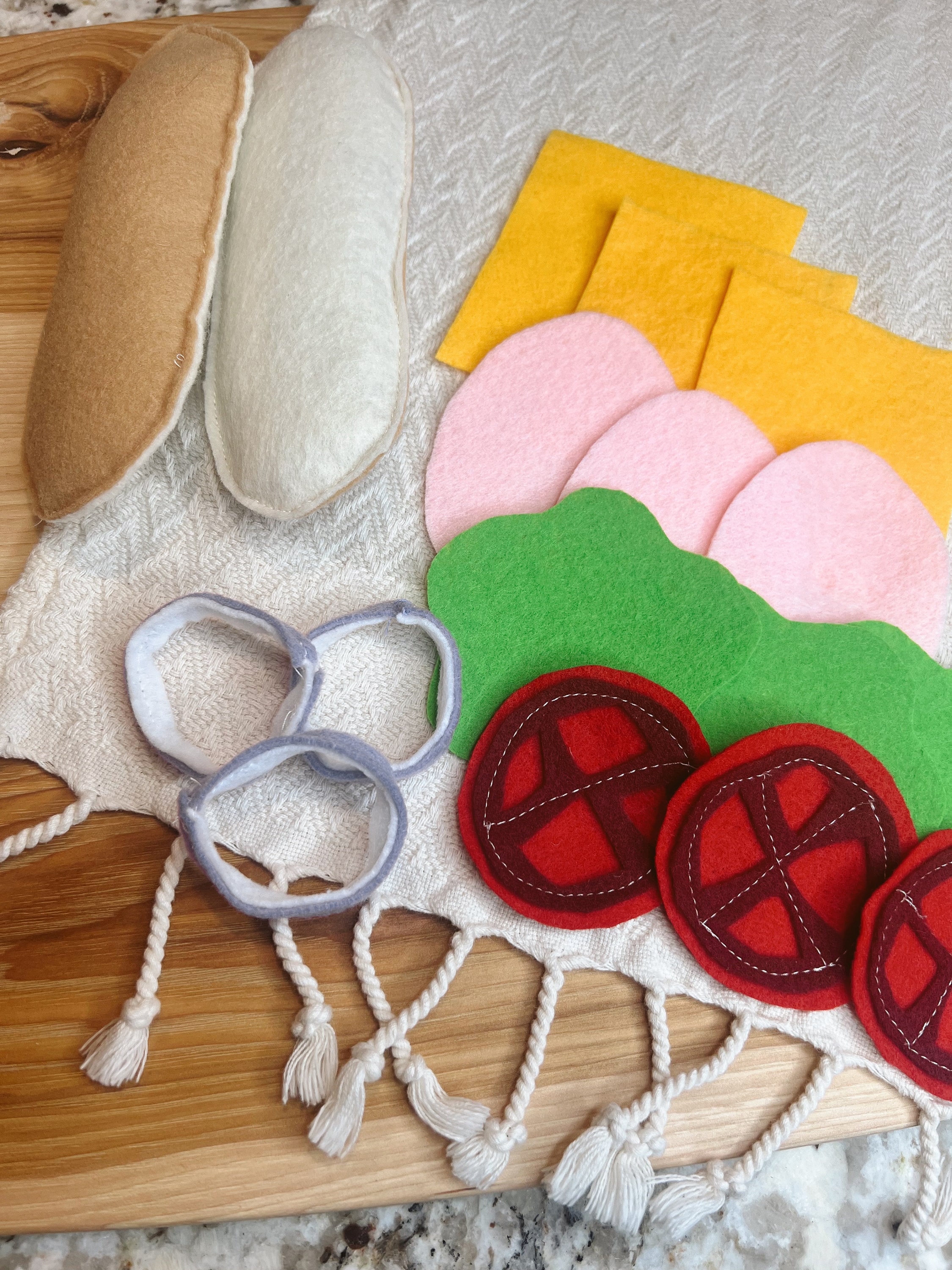 Felt Play Sub Sandwich Set - Etsy