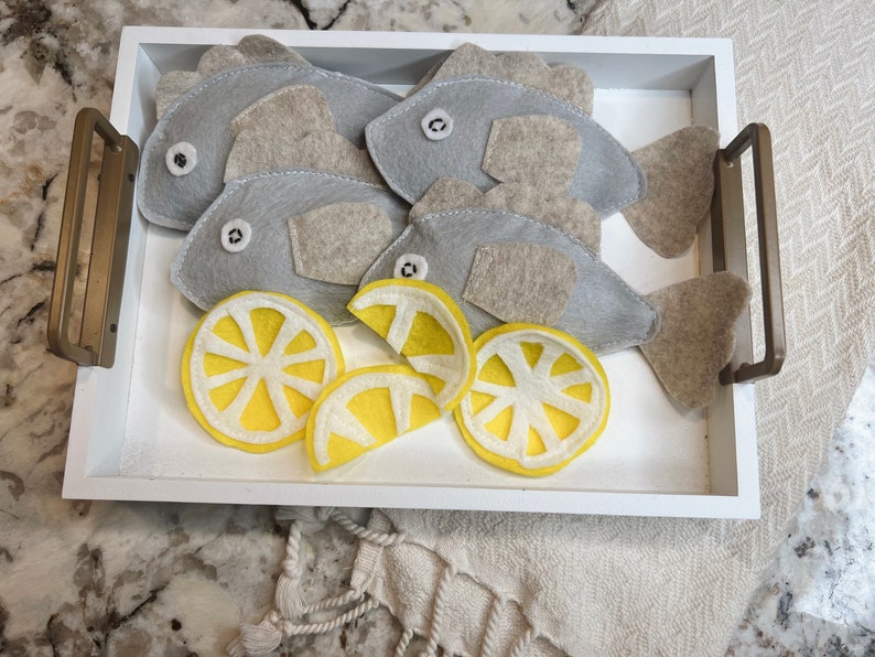 Felt Play Fish Platter Set - Etsy