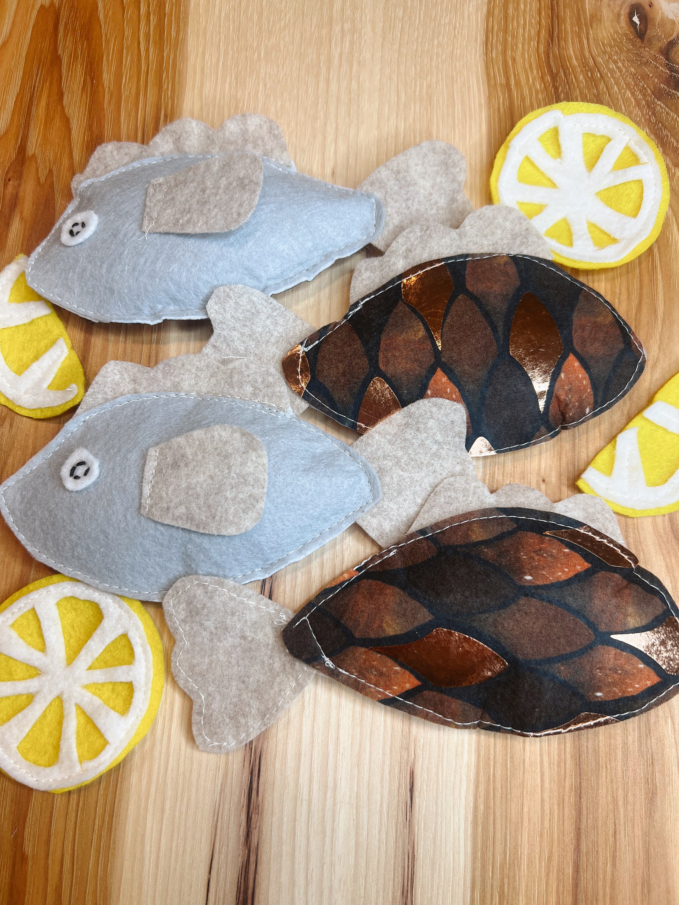 Felt Play Fish Platter Set - Etsy