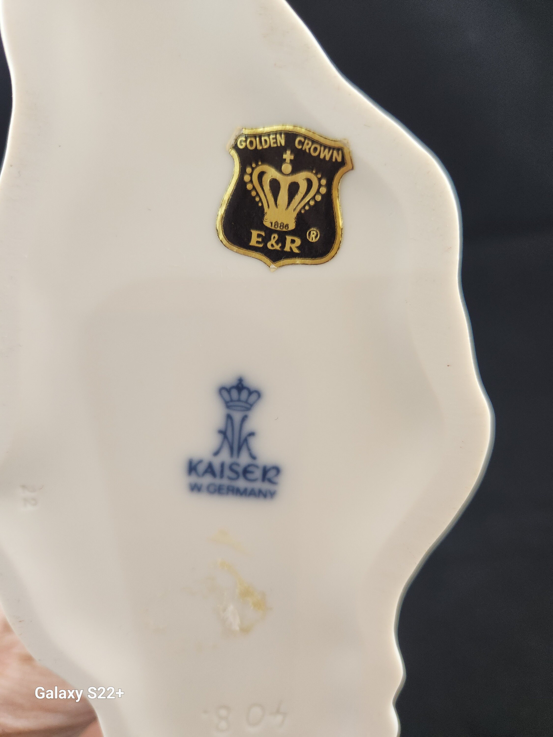 Stunning Kaiser Germany Running Greyhound Brushed Porcelain Figurine ...