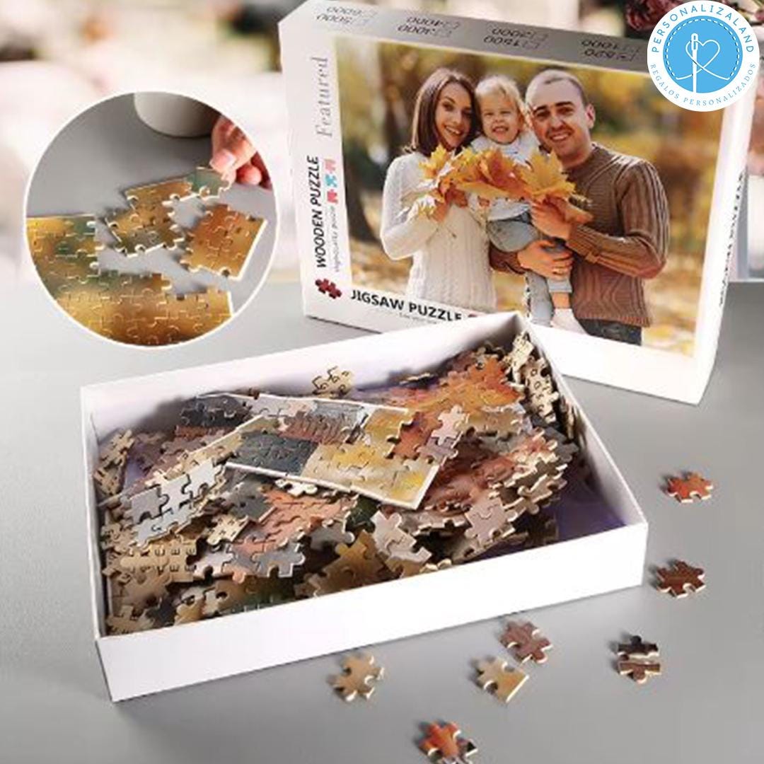 Custom Puzzle With Printed Photo. 300, 500, 1000 Piece Personalized Puzzle. Original Gift ...