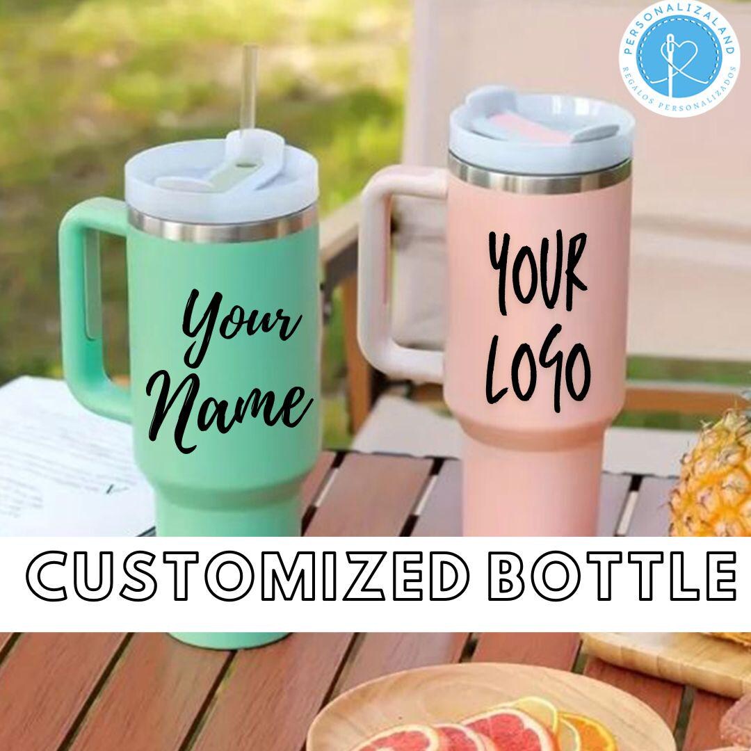 Personalized Thermos With Straw. Insulated Thermal Bottle With Lid ...
