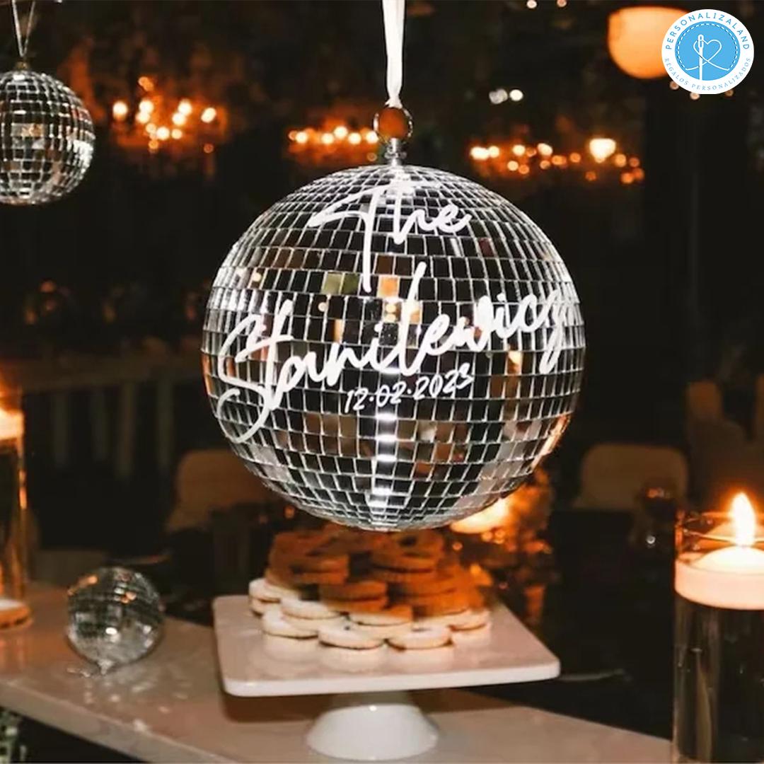 Personalized Disco Ball. Sparkling Crystal Ball for Parties and Events ...