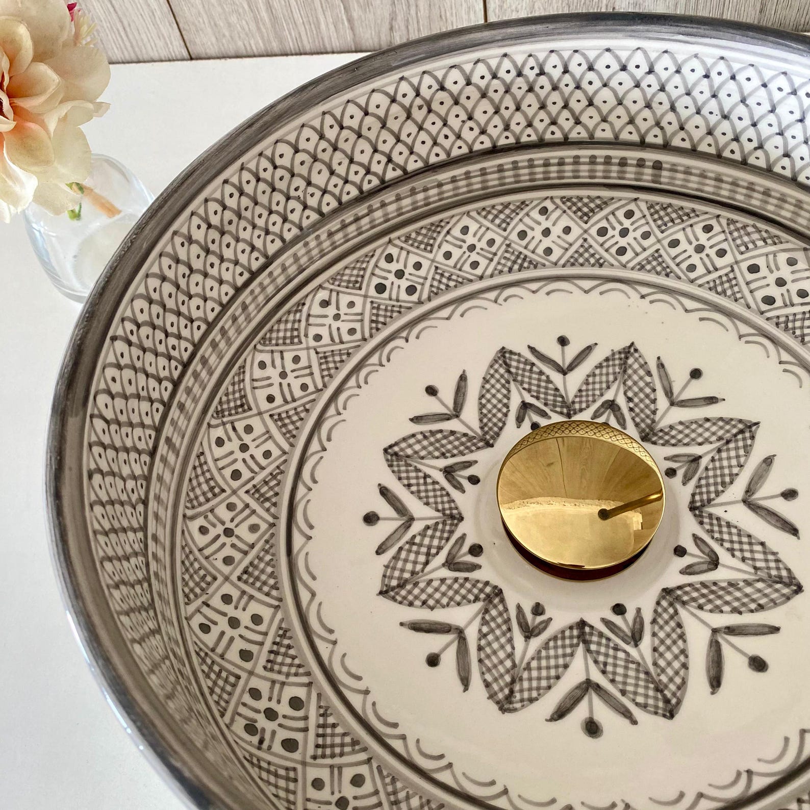 Bathroom Vessel Sink Sink Basin Basin Hand-painted Decor. - Etsy
