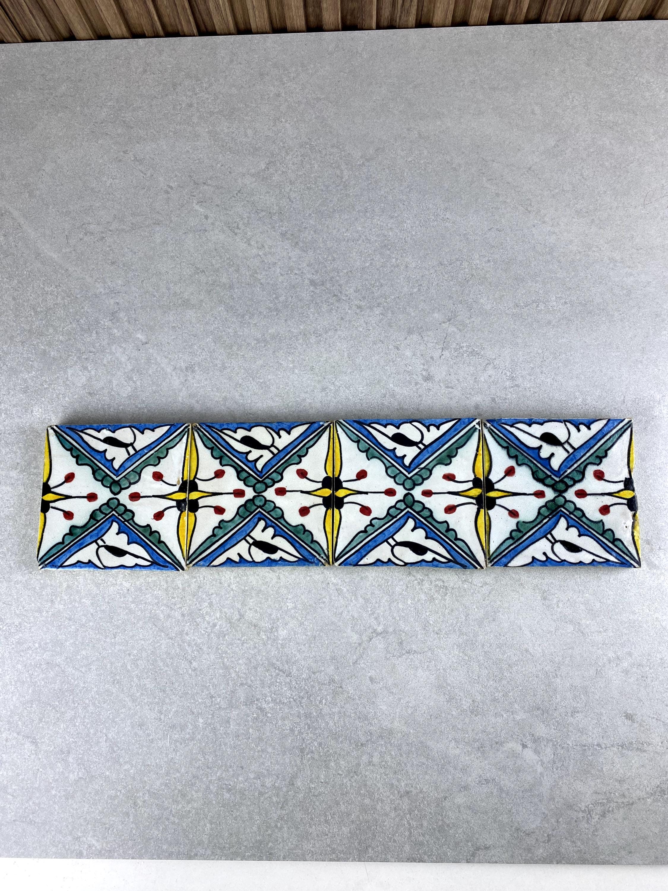 SQUARE FEET of Hand Painted Tiles Custom Tiles Art Decor Tile Wall ...