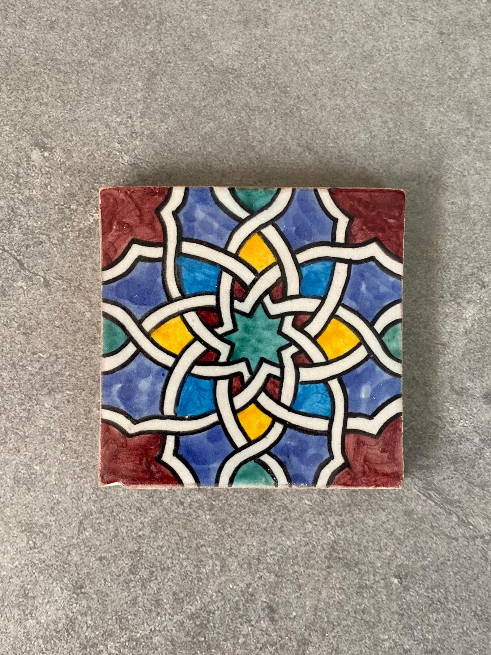 Moroccan Zellige Kitchen Tiles Wall Tiles Hand-painted Home Decor Tiles ...