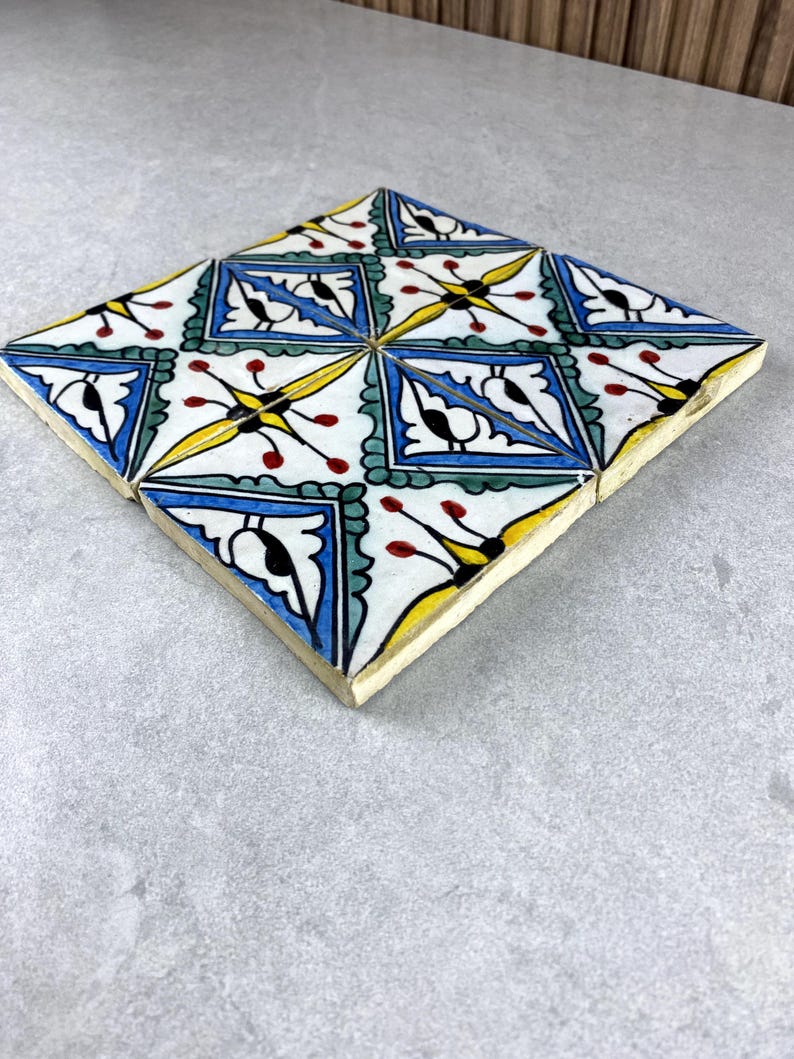 SQUARE FEET of Hand Painted Tiles Custom Tiles Art Decor Tile Wall ...