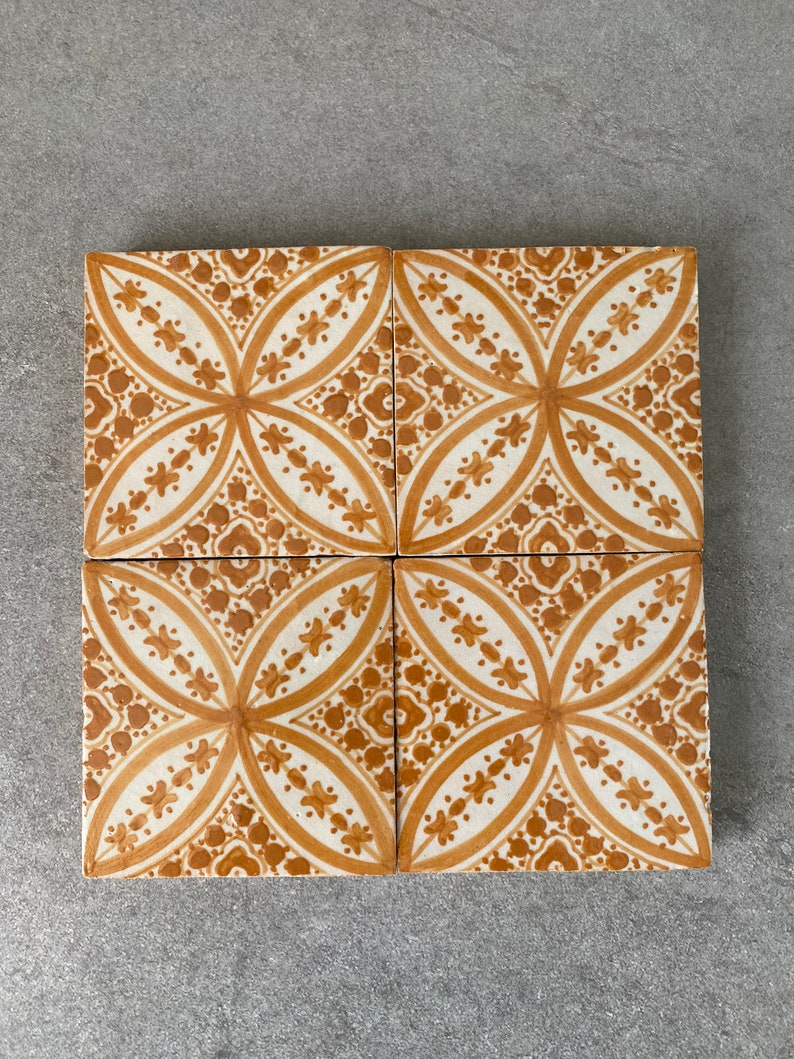 Handmade Moroccan Tiles Artisan Crafted Hand-painted Home Decor Tiles ...