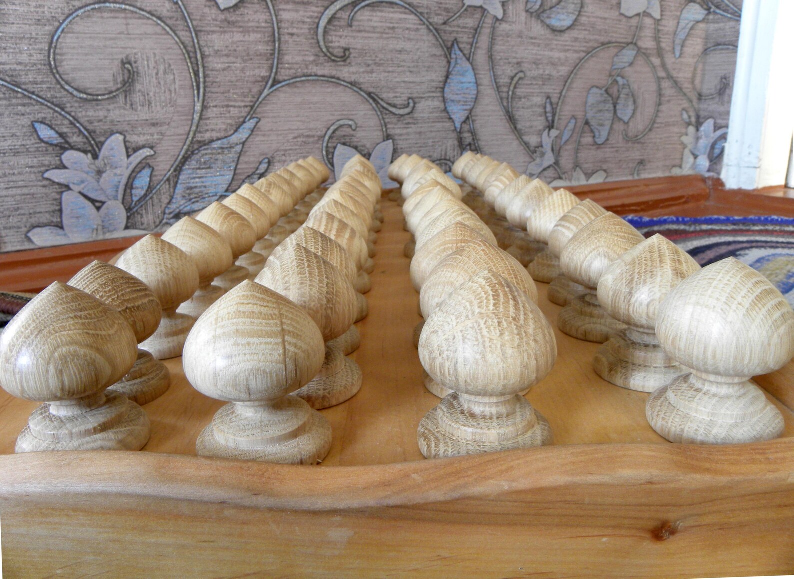 Custom Wood Finials 50, Ends Made of Oak Wood - Etsy