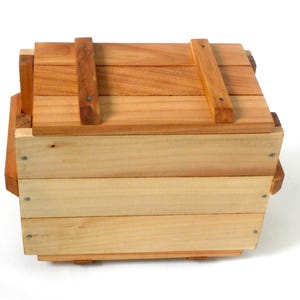 Handcrafted Rustic Wood Box - Unique Wooden Storage Solution for Home ...