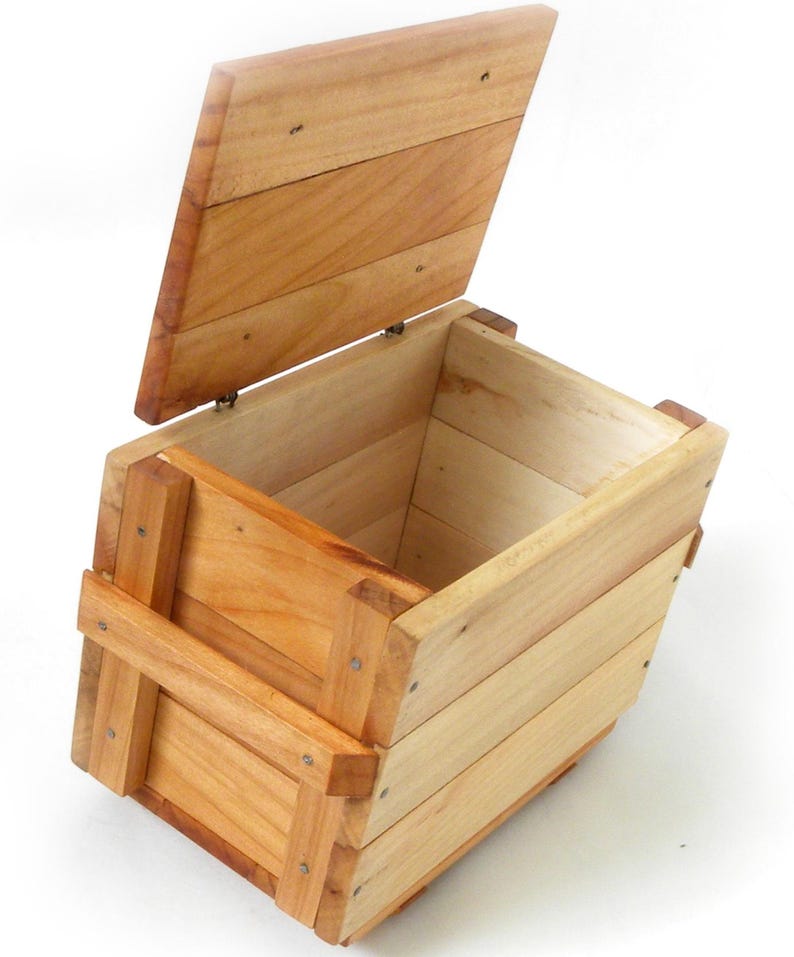 Handcrafted Rustic Wood Box - Unique Wooden Storage Solution for Home ...