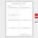 Therapy Session Notes Template Printable, Therapist & Psychologist ...