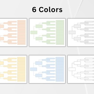 5-generation Family Tree Chart, Printable Genealogy Template, Ancestry ...