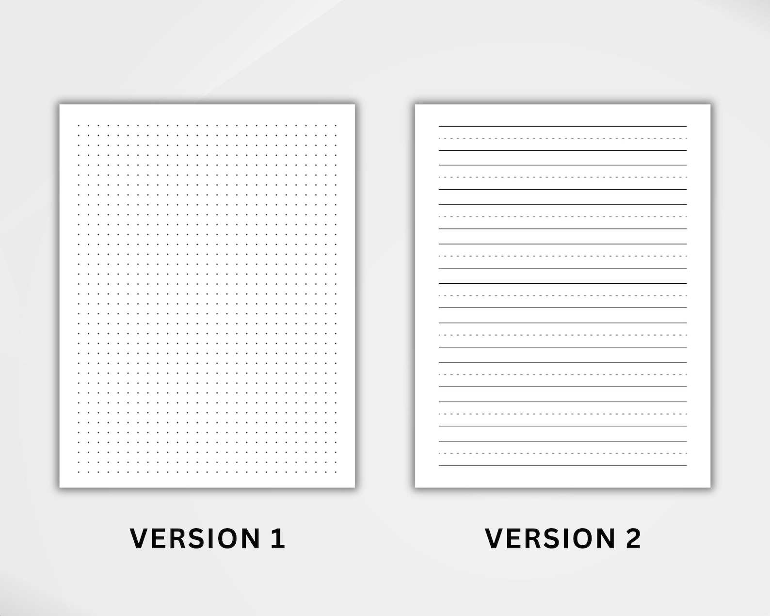 Graph Paper Bundle Printable, Graph Grid Paper, Squared Paper Digital ...