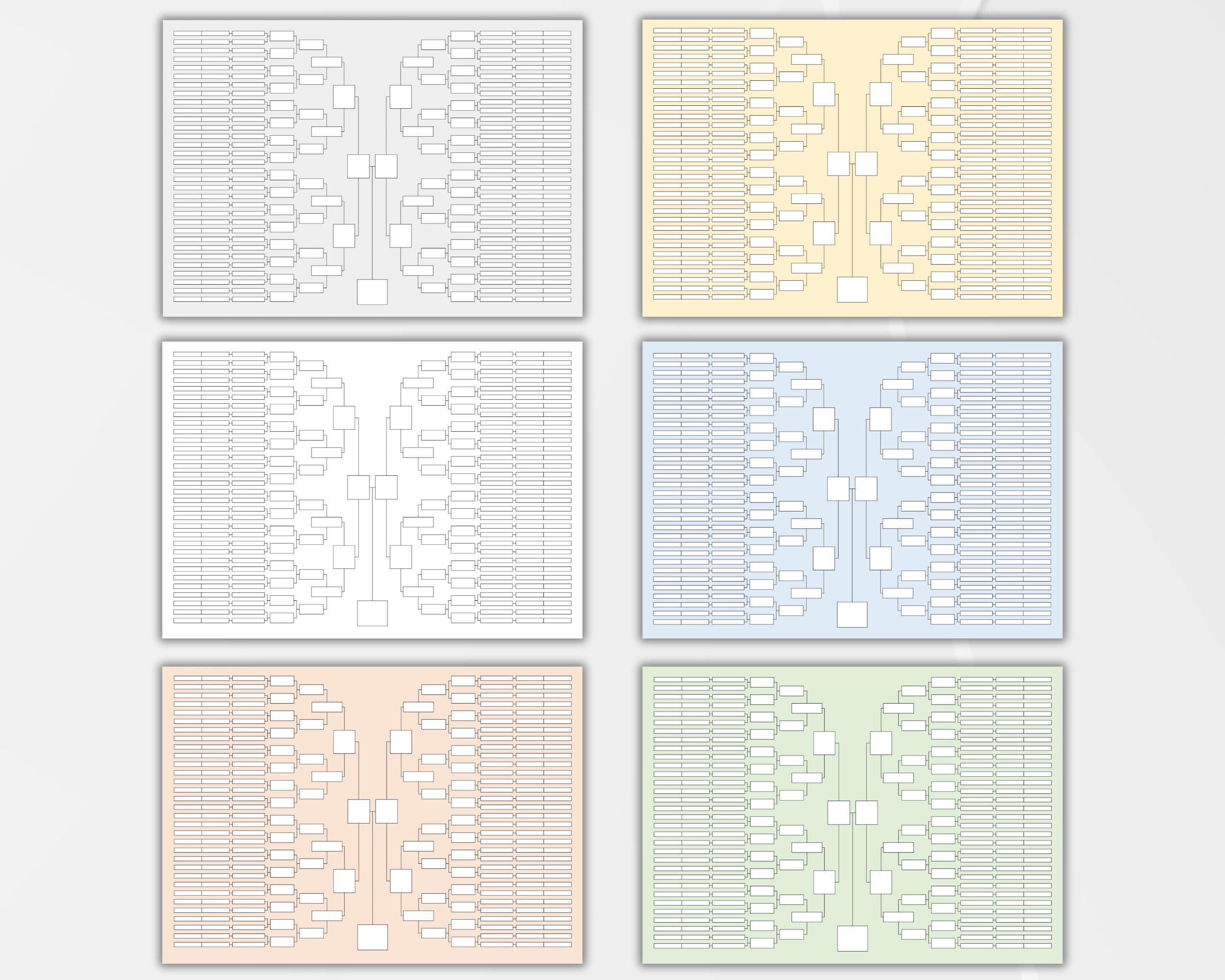 8 Generation Family Tree Chart, Genealogy Template, Printable Ancestry ...
