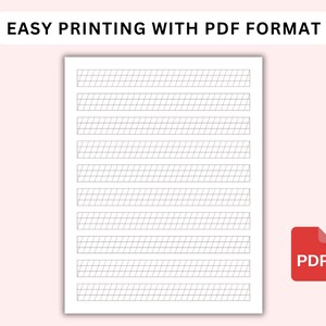 Calligraphy Practice Sheets Templates Printable. Calligraphy ...