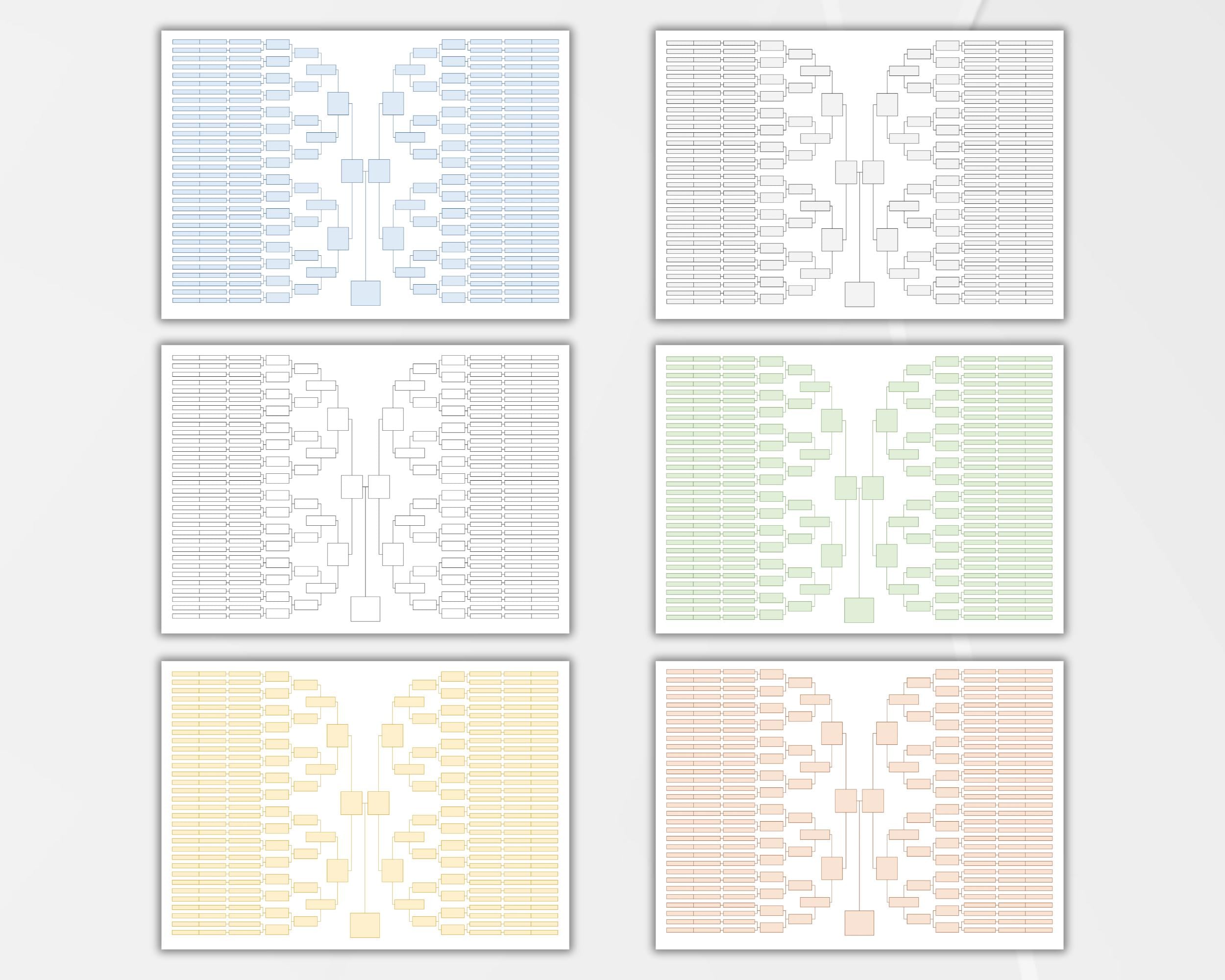 Family Tree Chart 8 Generation Printable, Genealogy Pedigree Template ...
