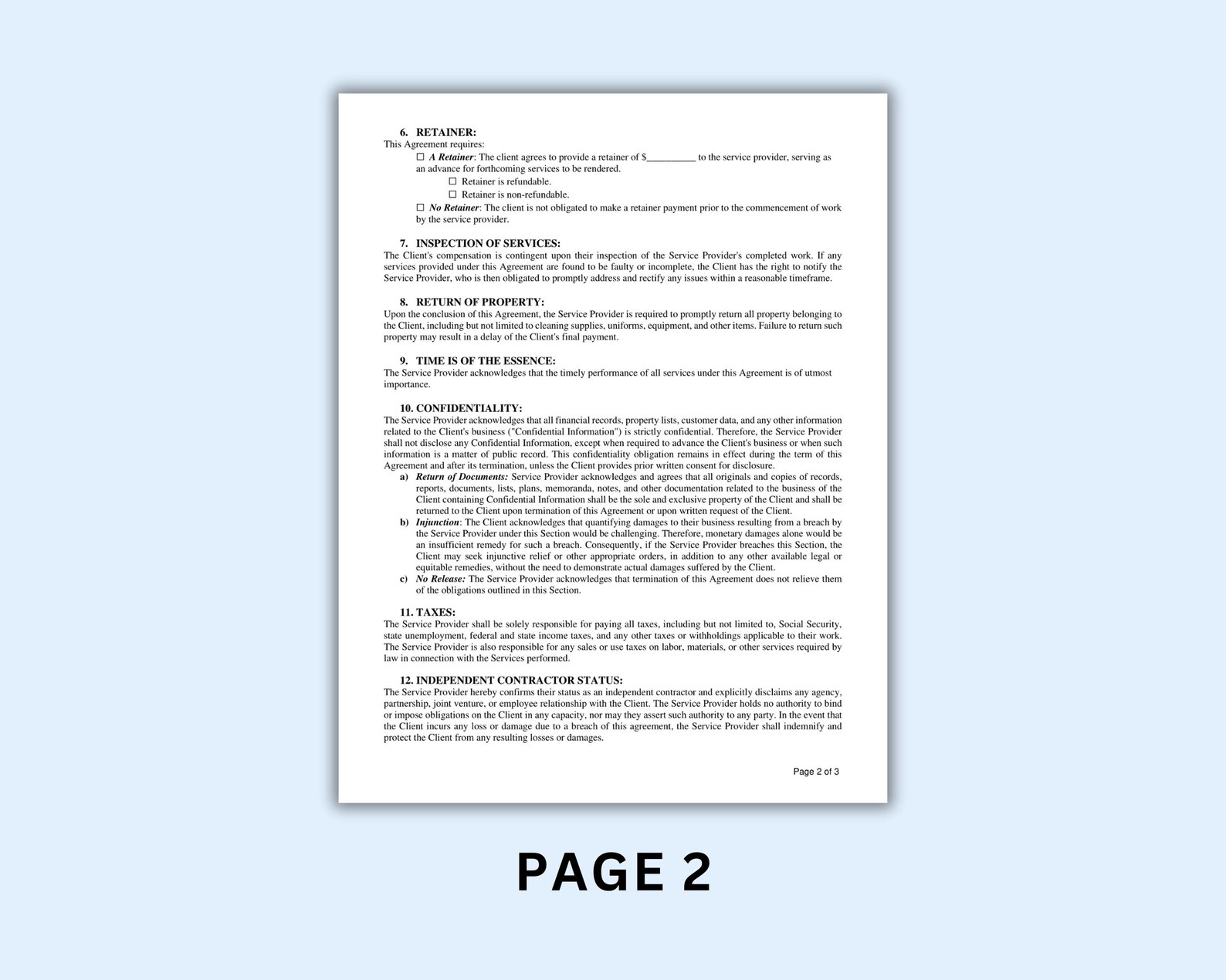 Durable Financial Power of Attorney Template Printable, Editable ...