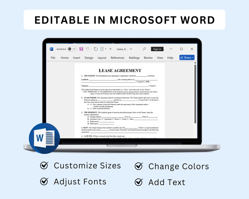 Printable Rental Agreement Templates. Residential Housing Agreement ...