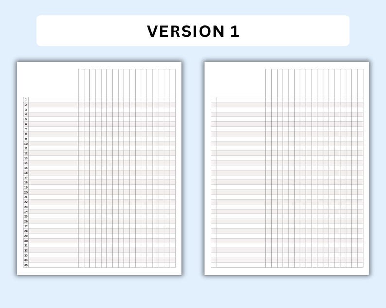 Printable Class Record and Checklist. Classroom Grading Sheets. Class ...