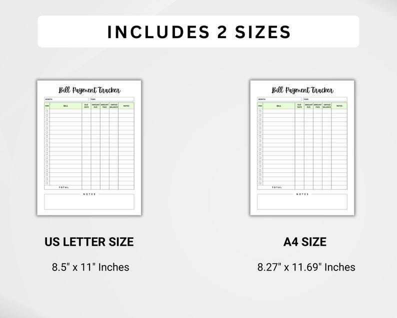 Monthly Bill Organizer Printable, Budget & Expense Tracker, Bill ...