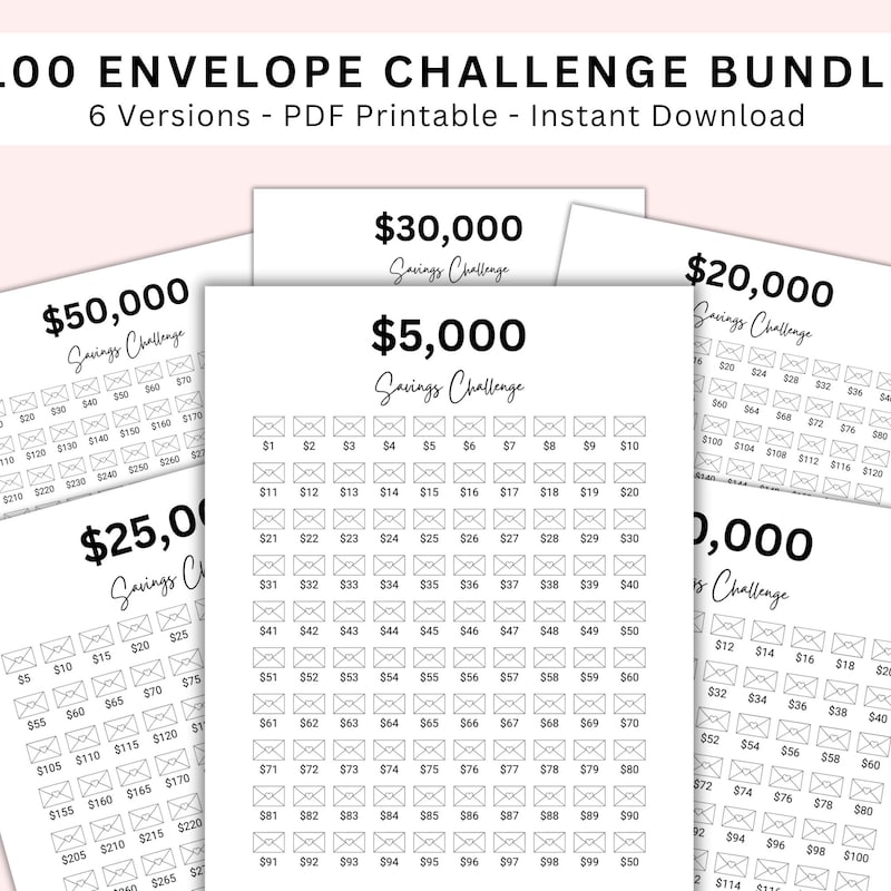 Savings Kit Envelope - Etsy