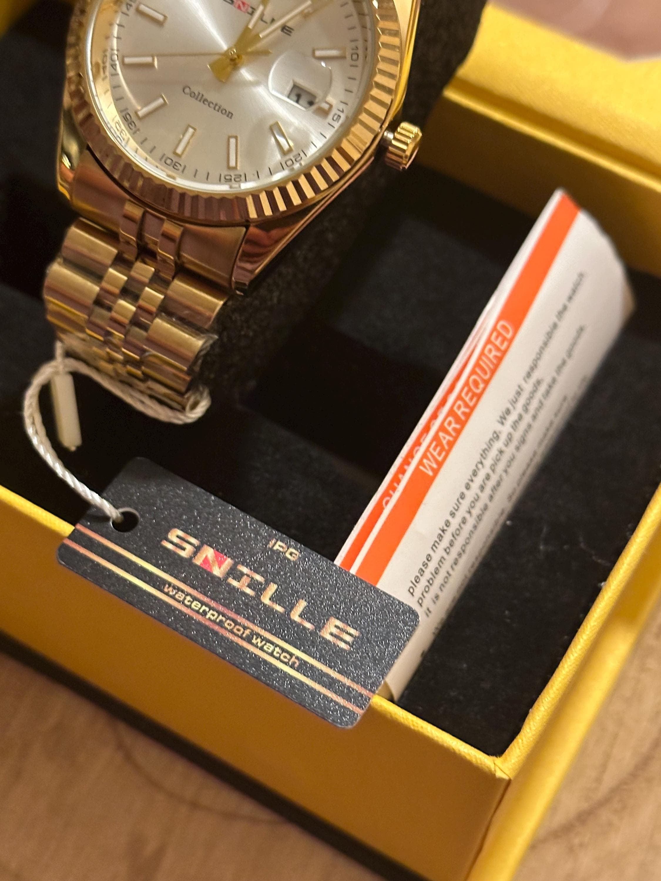 SNILLE WATERPROOF Watch WATERPROOF Wrist Watch New Unisex Automatic - Etsy