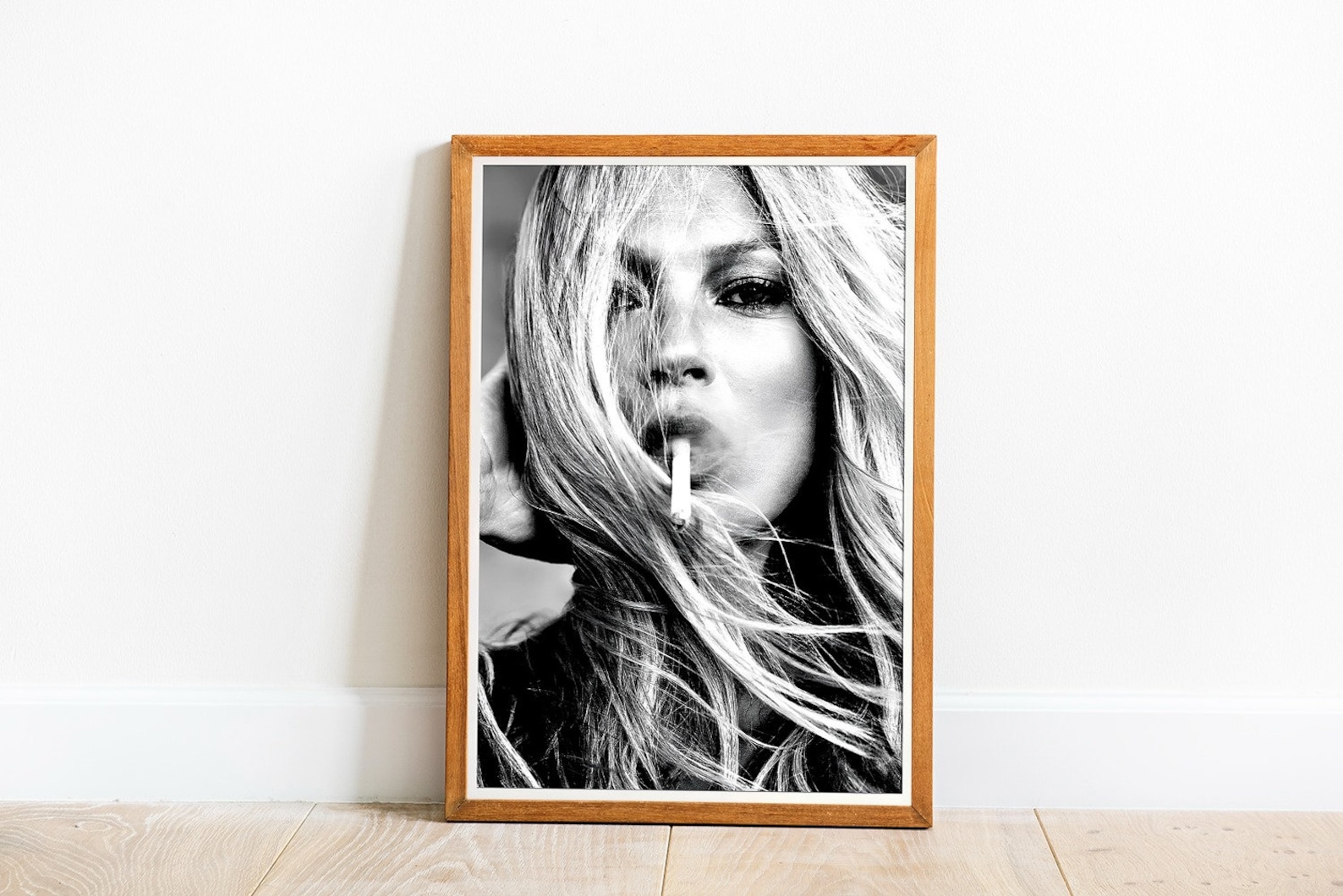 Kate Moss Poster, Feminist Wall Art, Black and White Prints, Kate Moss ...