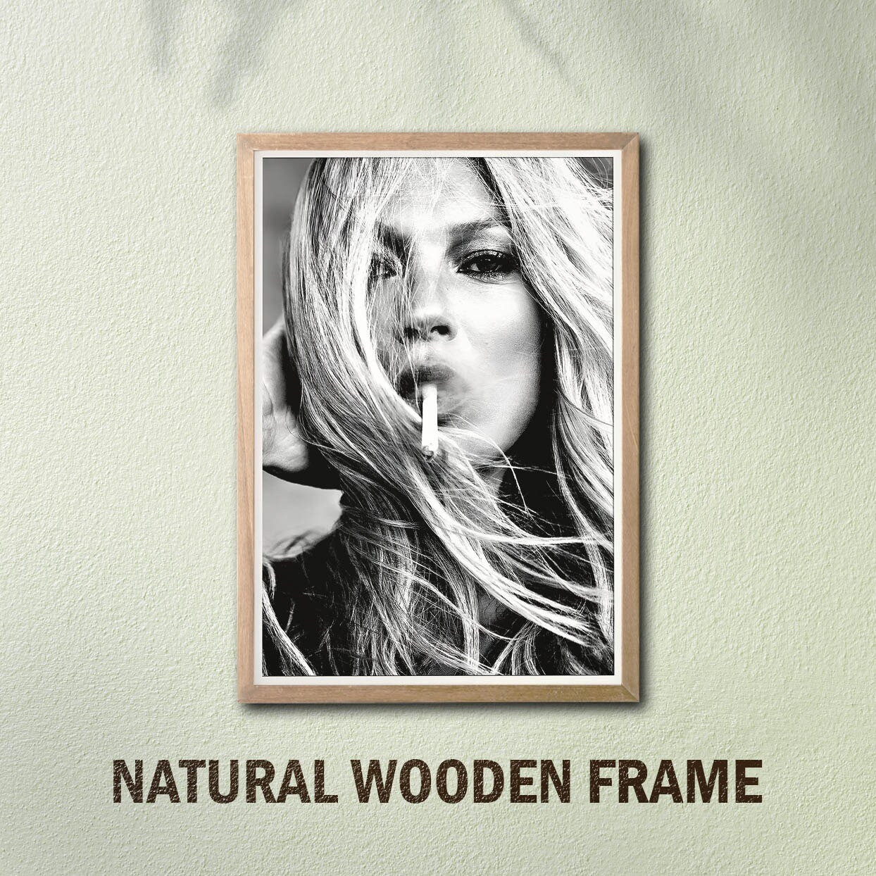 Kate Moss Poster, Feminist Wall Art, Black and White Prints, Kate Moss ...