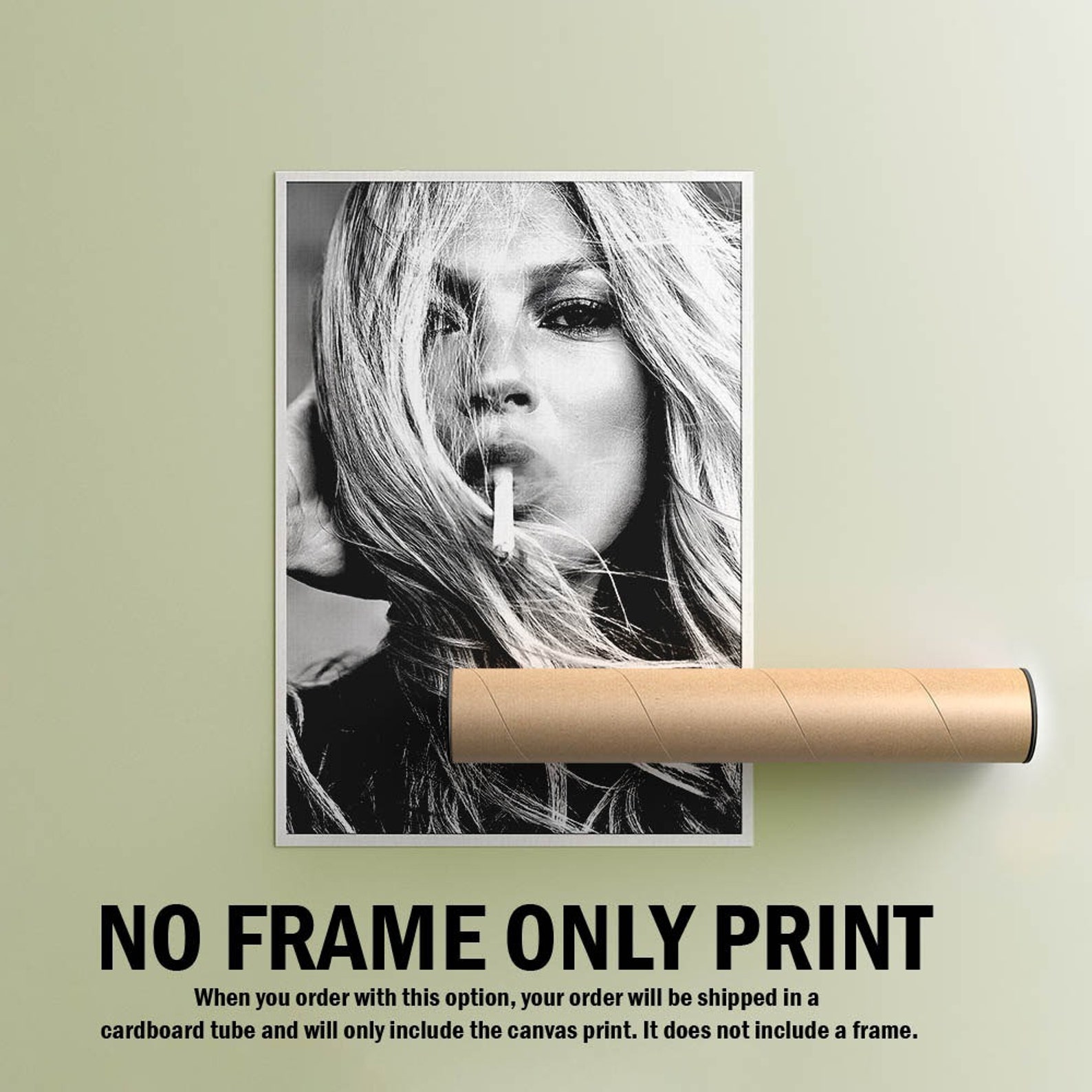 Kate Moss Poster, Feminist Wall Art, Black and White Prints, Kate Moss ...
